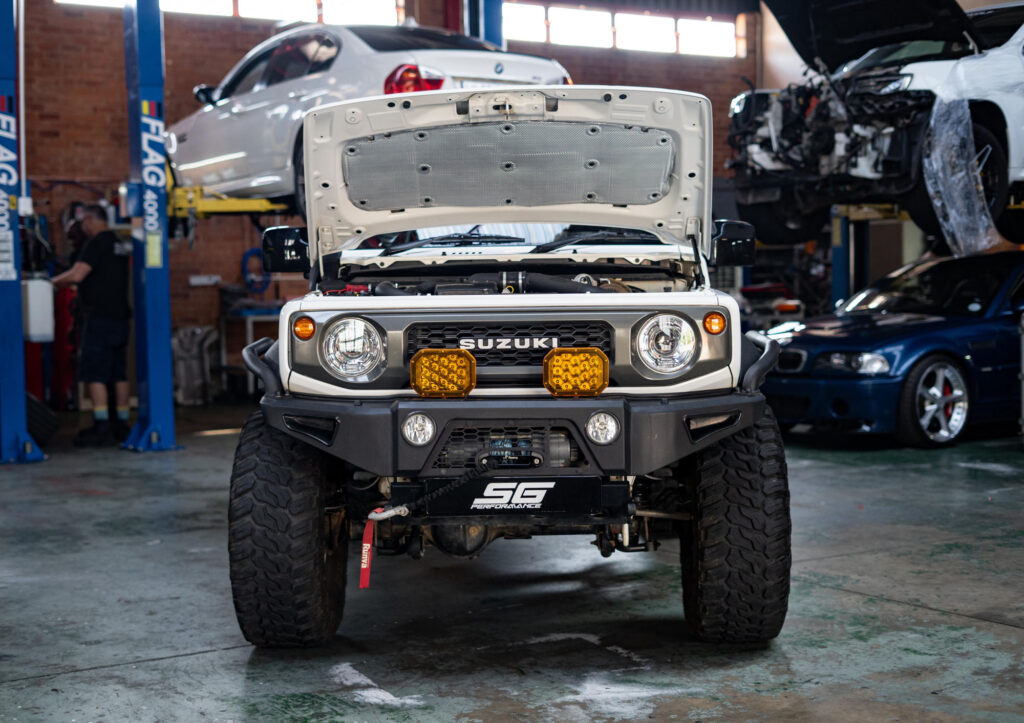 Review of the SG Performance Turbocharged Suzuki Jimny JB74 | Peach ...